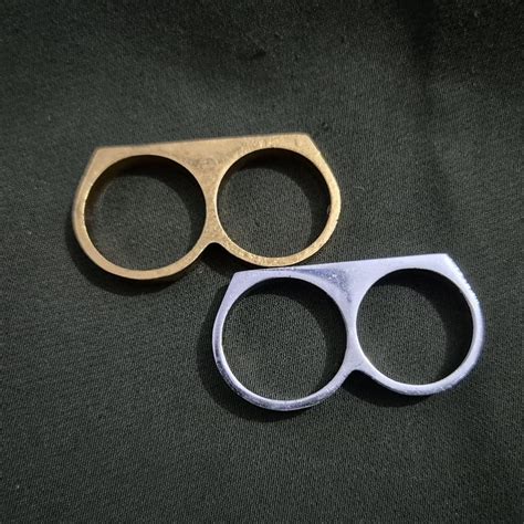 Double Finger Ring Etsy