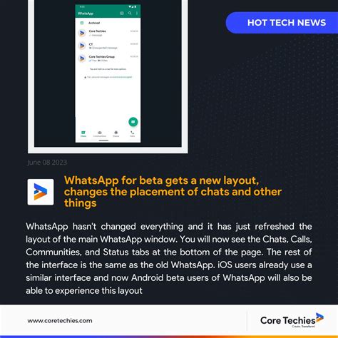 Core Techies India Private Limited On Linkedin Coretechies Whatsapp Whatsappfeature Update