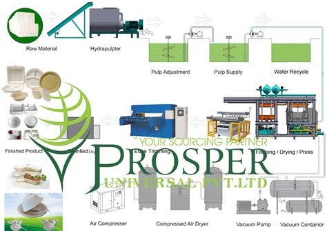 Biodegradable Disposable Bagasse Tableware Pulp Molding Machine