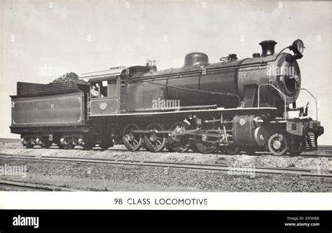 9b Class Locomotive Dampflok Großbritannien Eisenbahn Tender