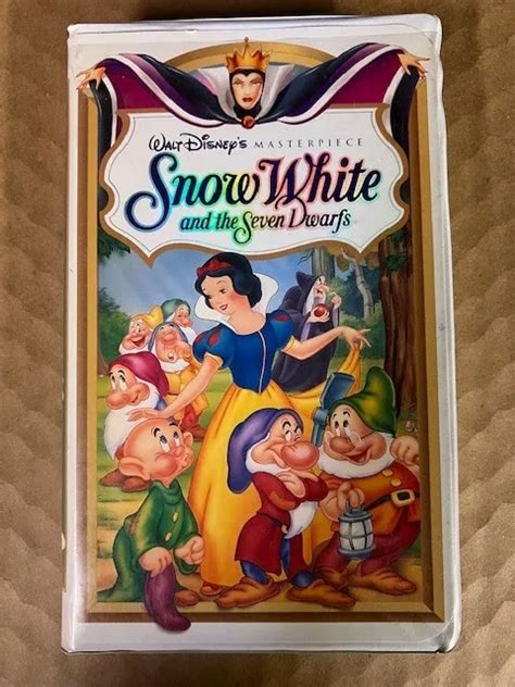 Walt Disneys Snow White Seven Dwarfs Masterpiece Collection Vhs White