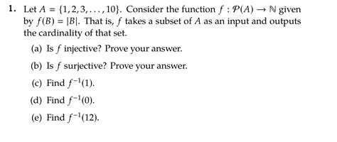 solved proposition 1 4 4 given a be r with