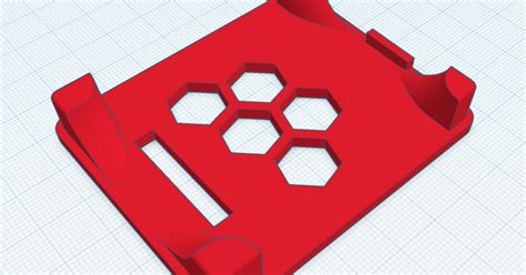 Raspberry Pi 3a Case Lid With Camera Cable Slot By Hellweaver666 Download Free Stl Model