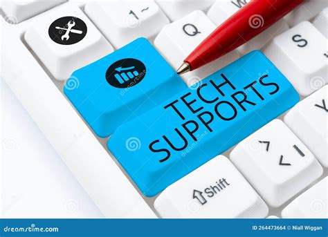 Text Caption Presenting Tech Supports Conceptual Photo Help Given By Technician Online Or Call