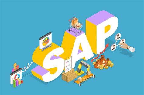 Premium Vector D Isometric Flat Vector Illustration Of Sap Business Automation Software