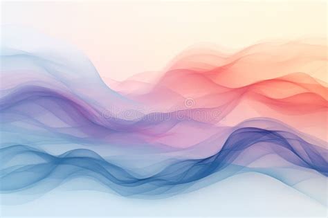 Abstract Wave Background Using Soft Lines And Subtle Color Gradients The Image Is Generated