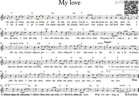 Sheet An Empty Street And Empty House A Hole Inside My Heart Pdf Tải