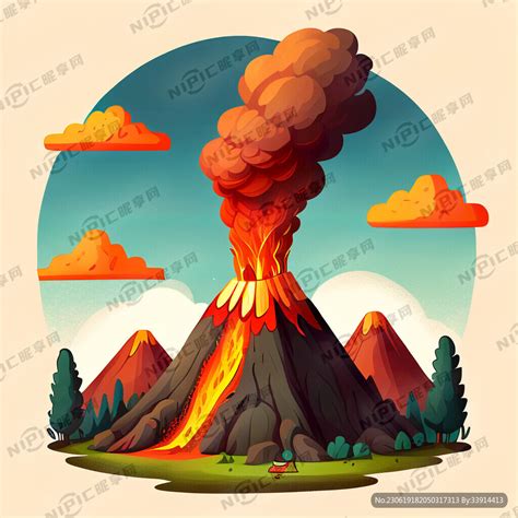 Ai创作图请以预防山火教育为主题绘制卡通风格插画 昵图网