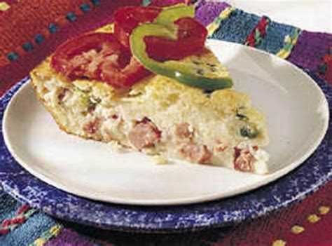 Impossible Ham And Swiss Pie Recipe Just A Pinch Recipes