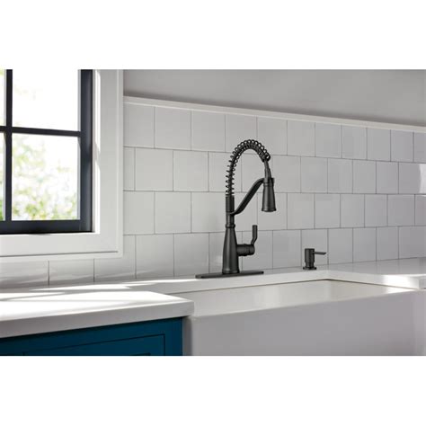 Moen Nolia Single Handle Pre Rinse Spring Pulldown Kitchen Faucet