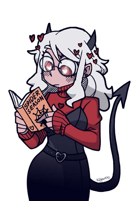 Safebooru Artist Name Belt Black Horns Blush Book Demon Girl Demon