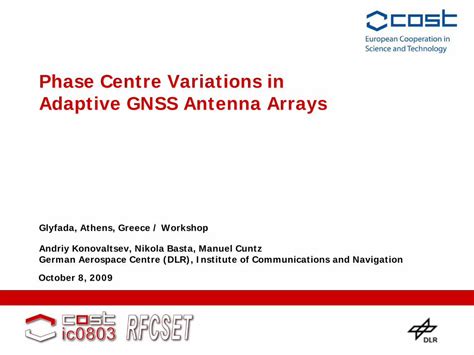 Pdf Phase Centre Variations In Adaptive Gnss Antenna Arrays Dokumen Tips