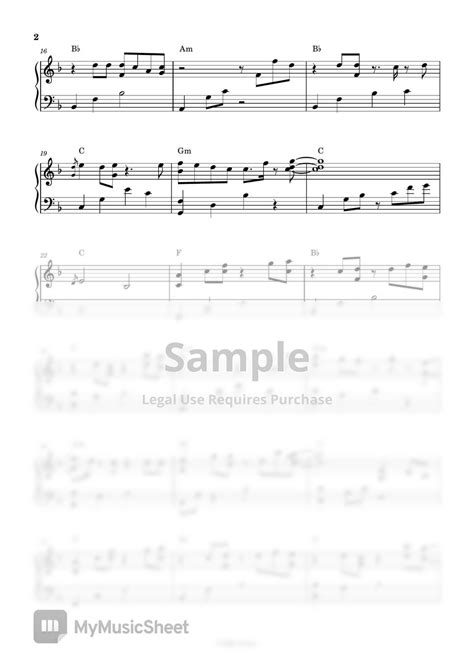 梁靜茹 勇氣 Piano 樂譜 By Ohmyjohny