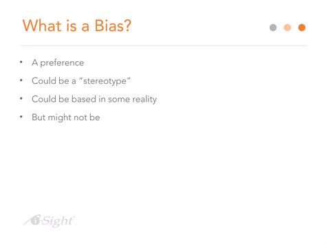 Eliminating Bias In Investigations Ppt