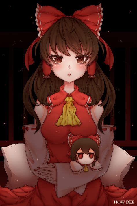 Reimu With Reimu Fumo ᗜˬᗜ Touhou