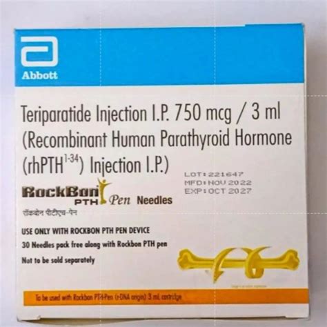 Rockbon Pth Inj 750mcg2ml At ₹ 1500pack Mylapore Chennai Id 2852706929062