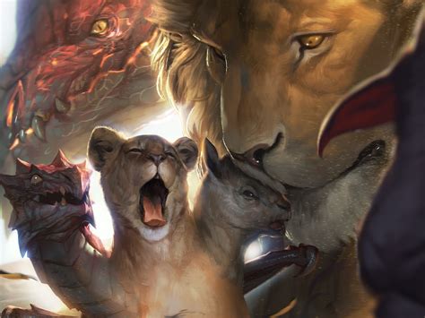 Mythical Creatures Chimera Baby