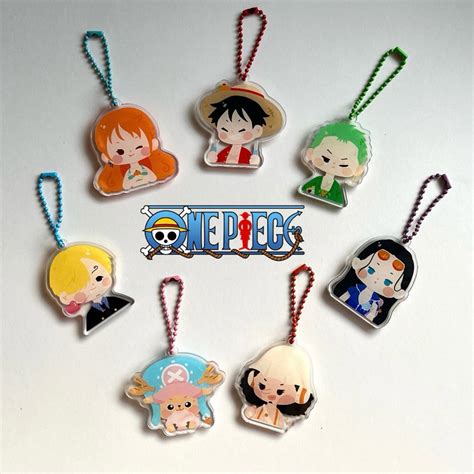 Jual Onepiece Keychain By Dagangan Jeruk Gantungan Kunci Luffy Zoro Nami Sanji Usopp Robin