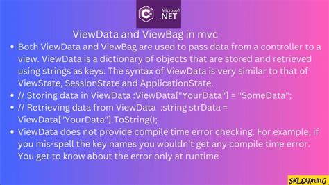 Viewdata Vs Viewbag In Aspnet Mvc Key Differences Explained Youtube
