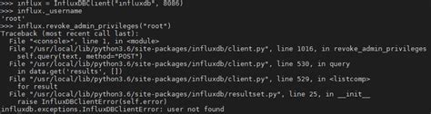 Python Authentication In Influx Allows All Usernames Stack Overflow