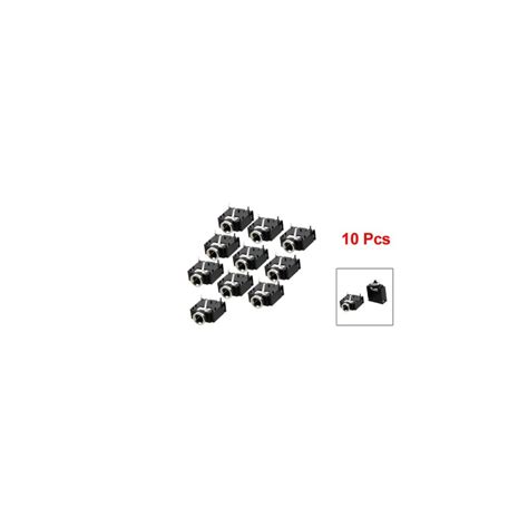 Uxcell 10 Pcs 3 Pin Pcb Mount Female 3 5mm Stereo Jack India Ubuy