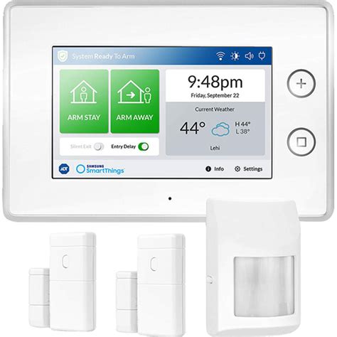 Samsung Smartthings Adt Home Security Starter Kit F Adt Str Kt 1 Open Box