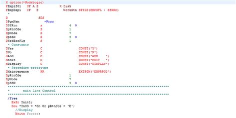 Subfile As400