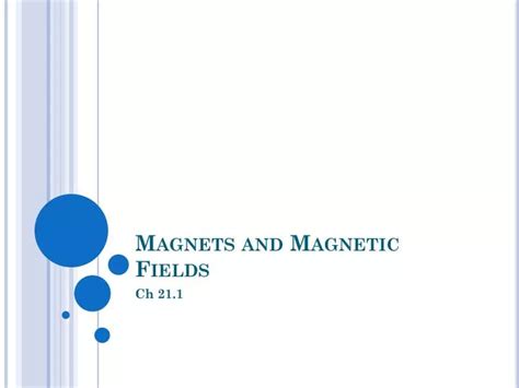 PPT Magnets And Magnetic Fields PowerPoint Presentation Free Download ID 1776286