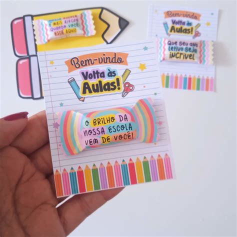 Lembrancinha para Alunos Balinha Volta às Aulas Elo7