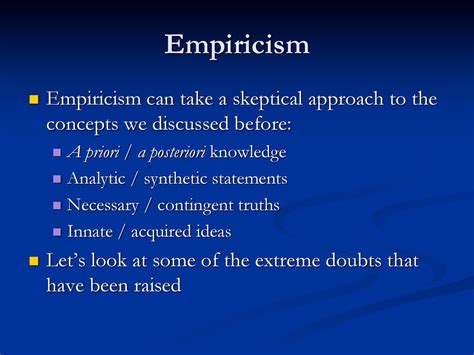 Empiricism Ppt Download