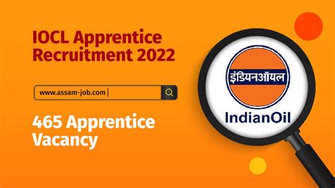 Iocl Apprentice Recruitment 2022 465 Apprentice Vacancy