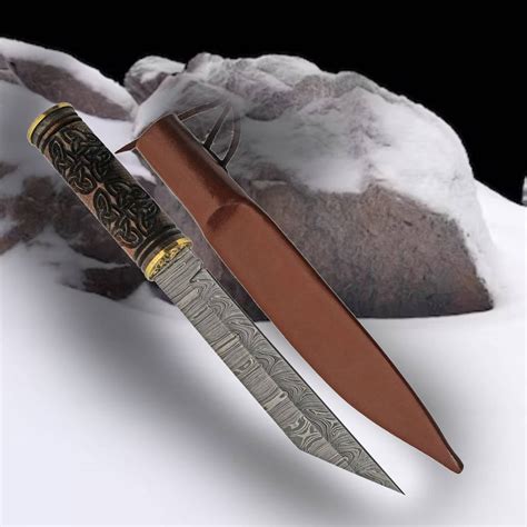 Authentic Viking Seax Handcrafted Using Traditional Techniques
