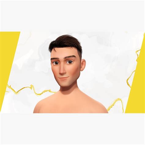Cartoon Base Mesh Male Body Character 3d Model Download Cartoon