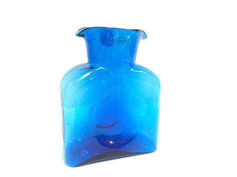 Lot Blenko Glass Water Bottle 384