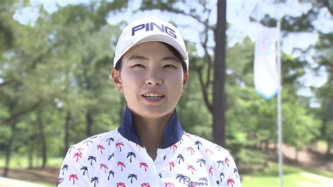 【フジテレビ公式】宮里藍サントリーレディスオープンゴルフトーナメント2019＜渋野日向子選手･大会前日インタビュー＞ Youtube