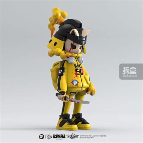 Iftoys 末世烟雾系列 Endless杀手e7 李小龙配色潮玩手办 拆盒