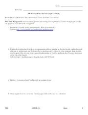 Understanding Medication Errors A Case Study On Chemistry And Course Hero