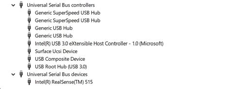 L515 Seems To Be Unrecognized In Unity · Issue 11245 · Intelrealsense