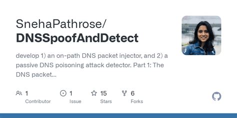 Github Snehapathrose Dnsspoofanddetect Develop An On Path Dns