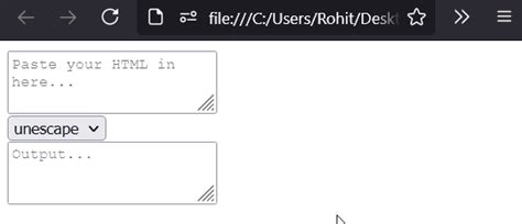 Html Escape Characters Example Code Eyehunts