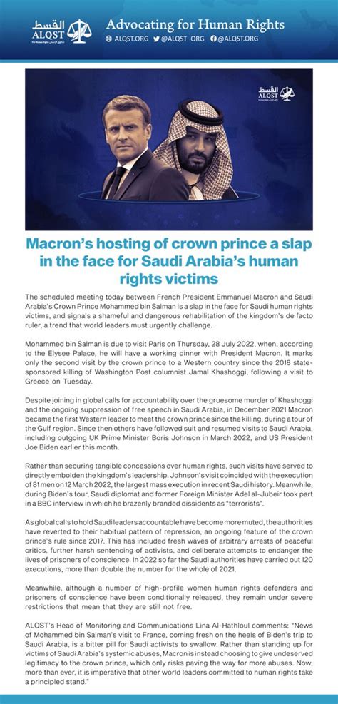 Alqst For Human Rights On Twitter Rt Alqsten Todays Scheduled