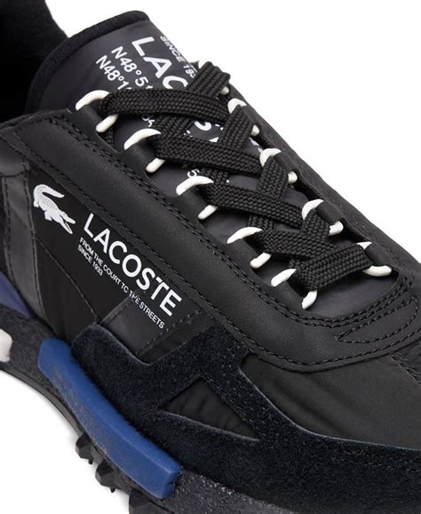 Lacoste Mens Lacoste Elite Active Textile Sneakers Macys