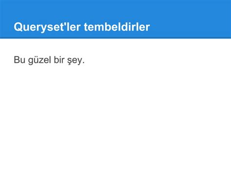 Django Orm Optimizasyonu Ppt