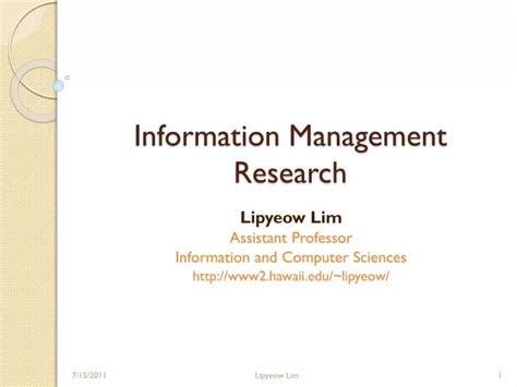 Ppt Optimizing Data Management For Efficient Information Retrieval Powerpoint Presentation