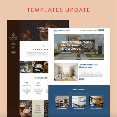 Templates Update Updates Strikingly