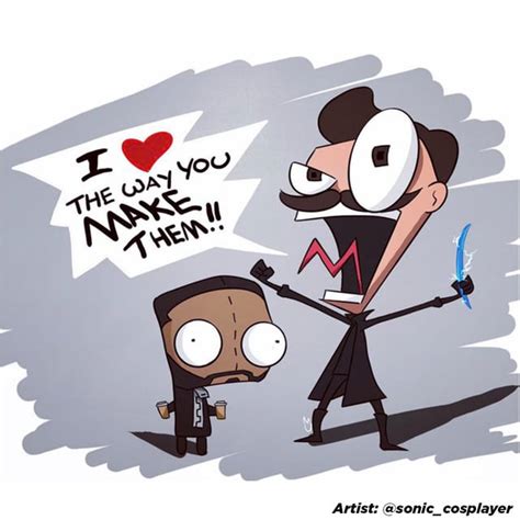 Sonic And Invader Zim