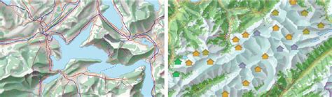 A Base Map Layer With Line Symbolization Areal Pattern And Point Download Scientific Diagram