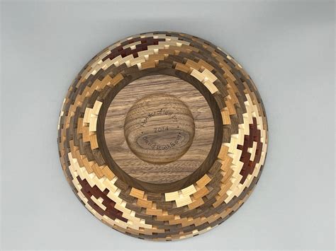Open Segment Bowl Maple Walnut Cherry And Padauk Etsy
