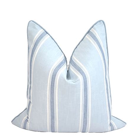NANTUCKET COLLECTION BECKLEY STRIPE PILLOW BLUE
