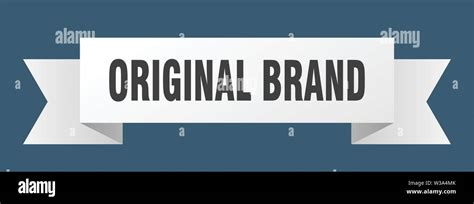 original brand ribbon. original brand isolated sign. original brand ...